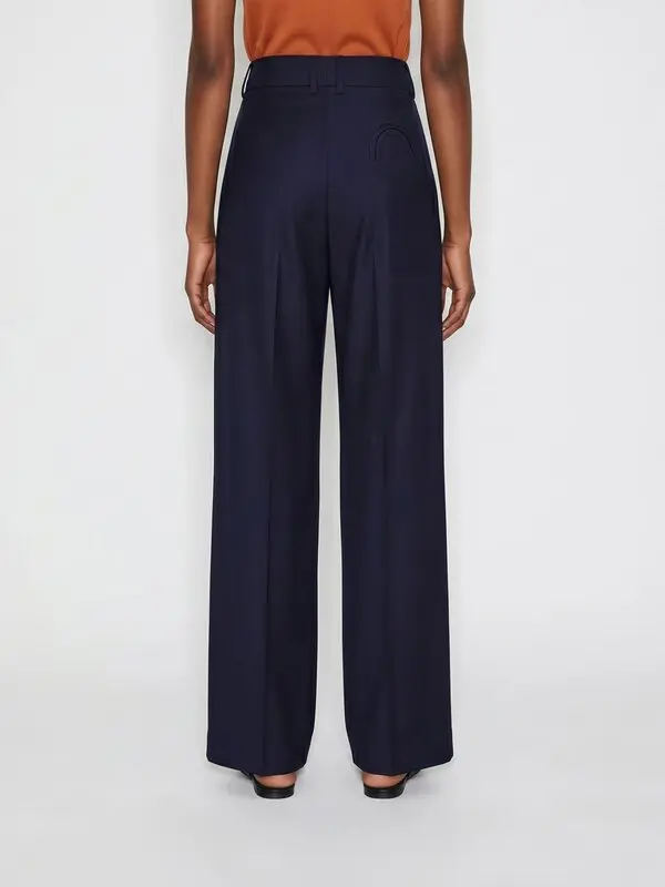 BLAZÉ MILANO Twill Palazzo Trousers