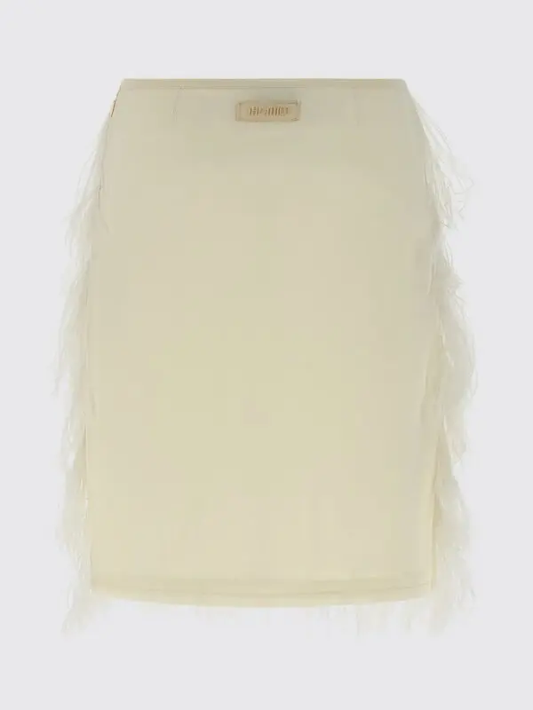 Attico Feathered Skirt