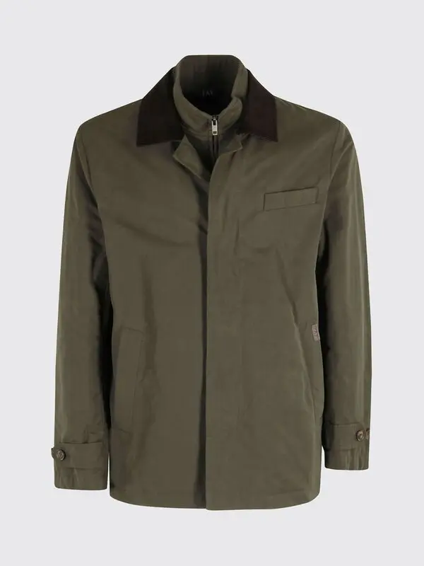 FAY Classic Collared Jacket - Green