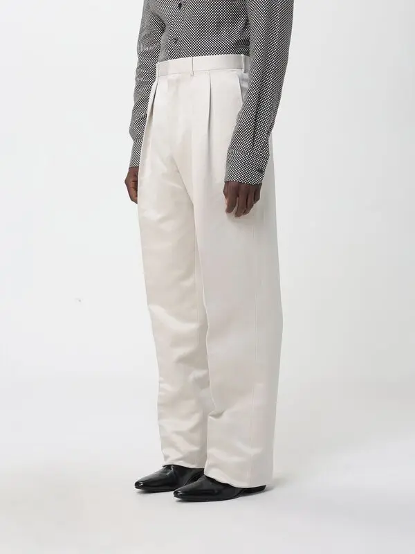 TOM FORD Tailored Pleated Trousers - Beige