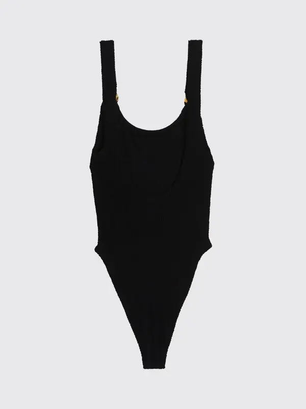 Hunza G Textured One-piece Swimsuit - Black
