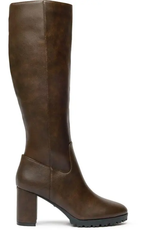 V.GAN LONDON Edam Knee High Boots - Brown