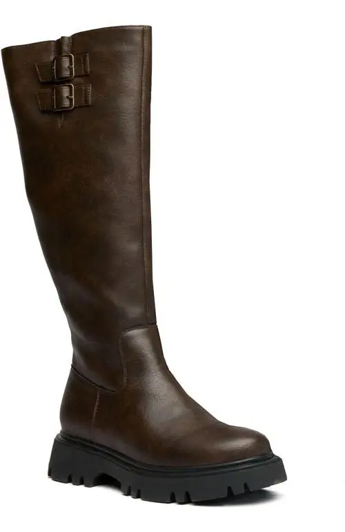 V.GAN LONDON Bram Knee High Boots - Brown