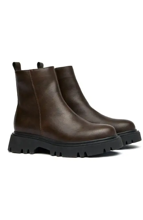 V.GAN LONDON Cameo Ankle Boots - Brown