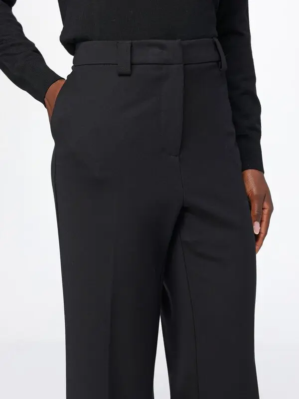 Liu Jo Tailored Wide-leg Trousers - Black