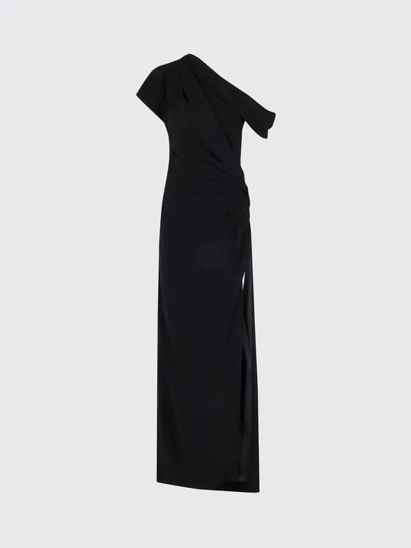 Simkhai Asymmetrical Ruched Maxi Dress
