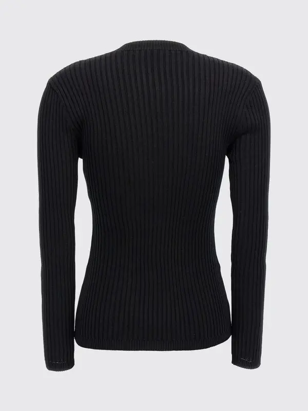 Magda Butrym Ribbed Cardigan With Lace Detail