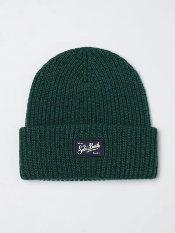 MC2 SAINT BARTH Ribbed Beanie - Green