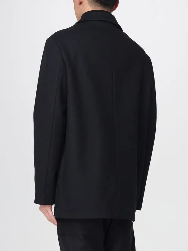Barena Venezia Double Breasted Coat - Black