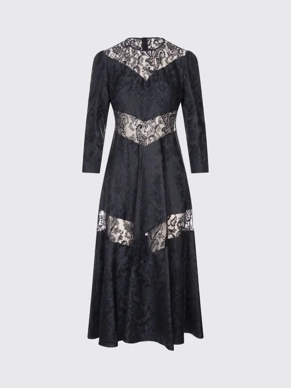Etro Lace-paneled Dress - Blue