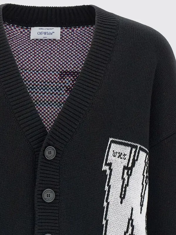 Off-White 00" Graphic Knit Cardigan