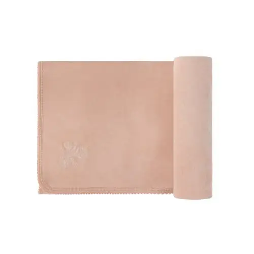 ELY'S & CO. Velour Center Floral Collectionblanket - Pink