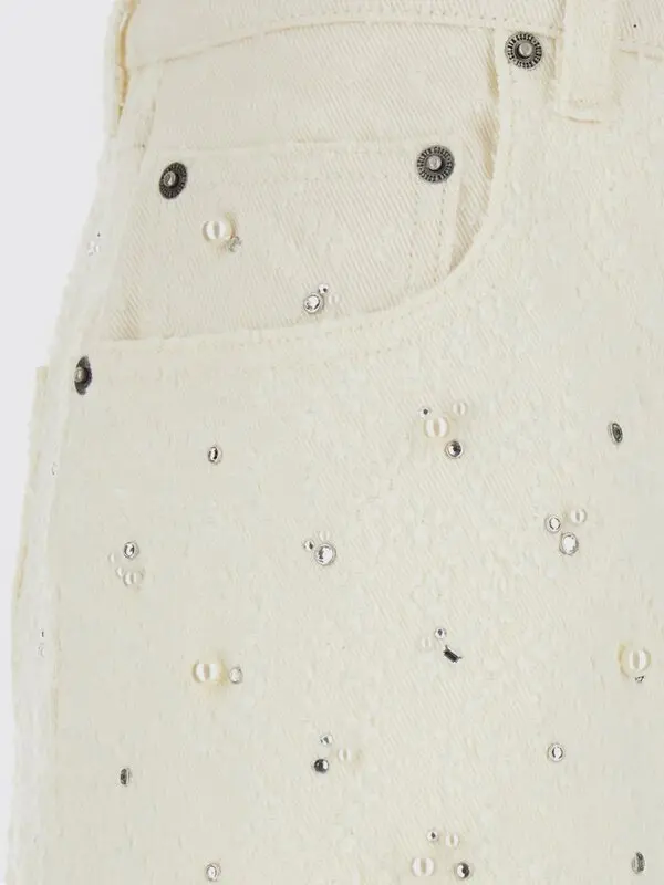 GOLDEN GOOSE Embellished Straight Leg Jeans