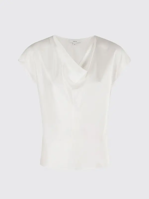 Vince Draped Top - White