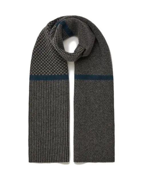 CELTIC & CO. Chevron Scarf - Indigo