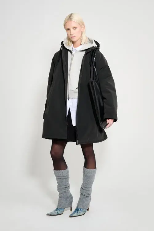 Stutterheim Mosebacke Winter Matte Coat - Black