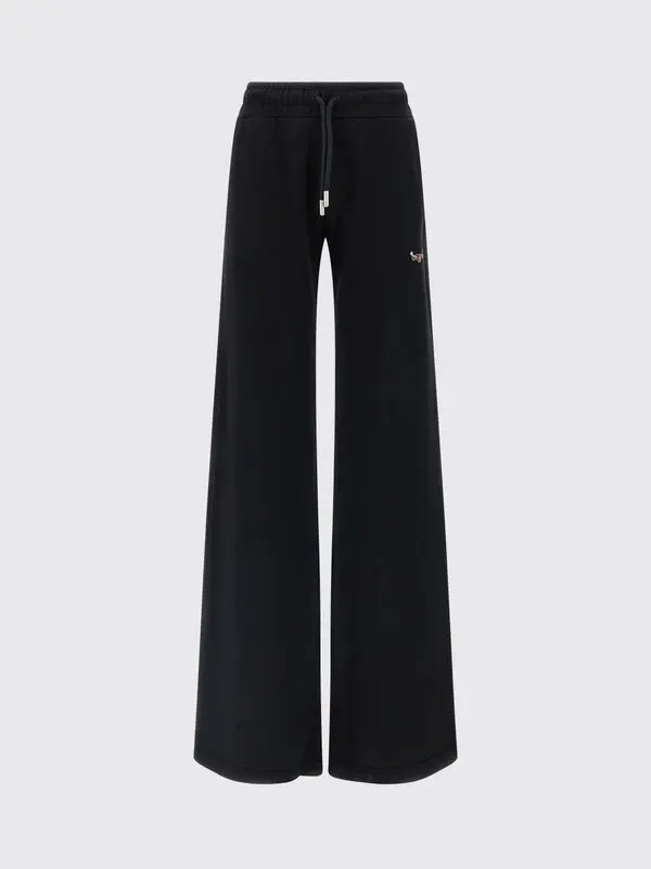 Off-White Wide Leg Pants - Black