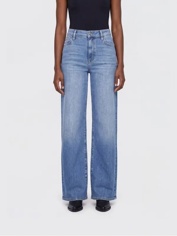 FRAME Le Slim Palazzo High-waist Wide-leg Jeans - Blue 1