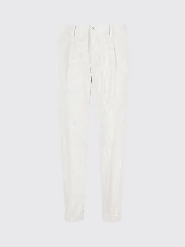 BRIGLIA 1949 Beige Corduroy Trousers - Natural