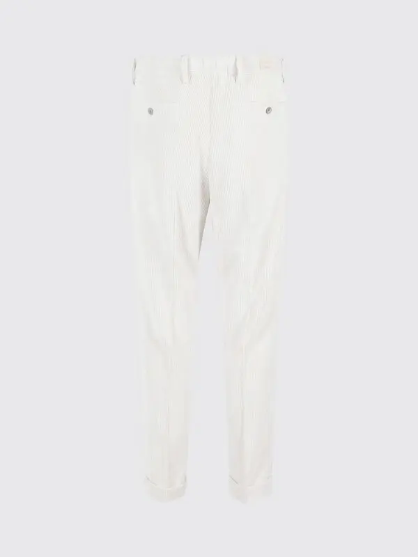 BRIGLIA 1949 Beige Corduroy Trousers - Natural