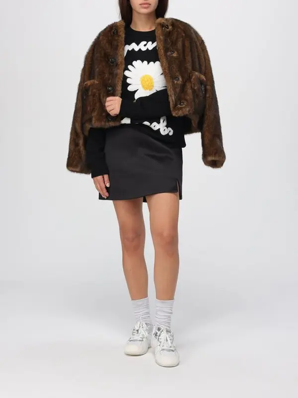 Marc Jacobs Fur Cropped Jacket - Brown
