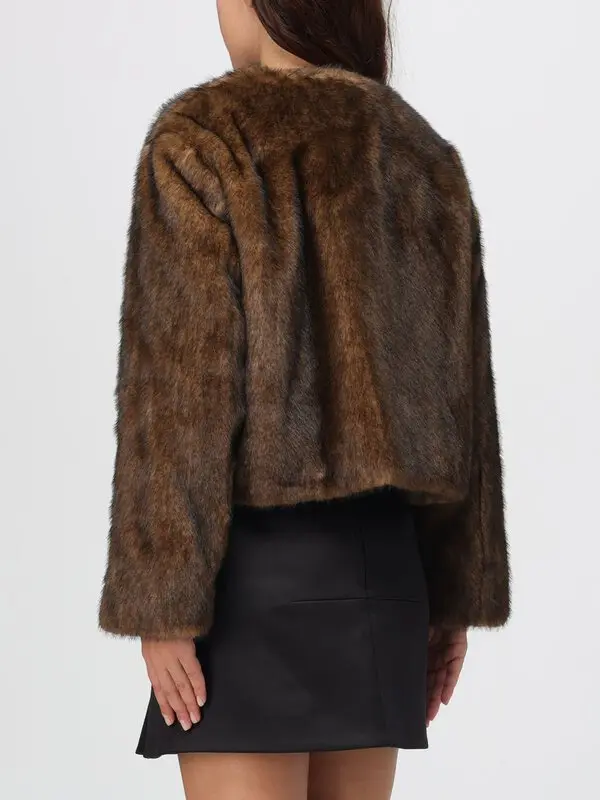 Marc Jacobs Fur Cropped Jacket - Brown