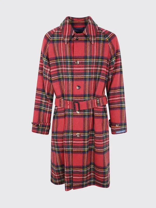 Polo Ralph Lauren Belted Plaid Coat