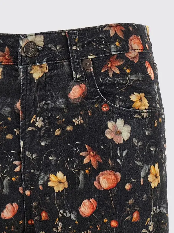 R13 Floral Print Jeans