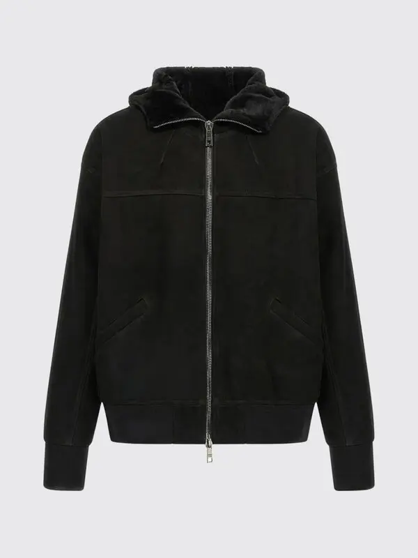 GIORGIO BRATO Zip-up Jacket With Hood - Black