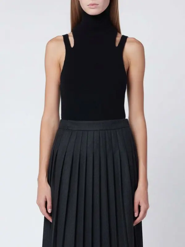 ROBERTO COLLINA Sleeveless Top - Black