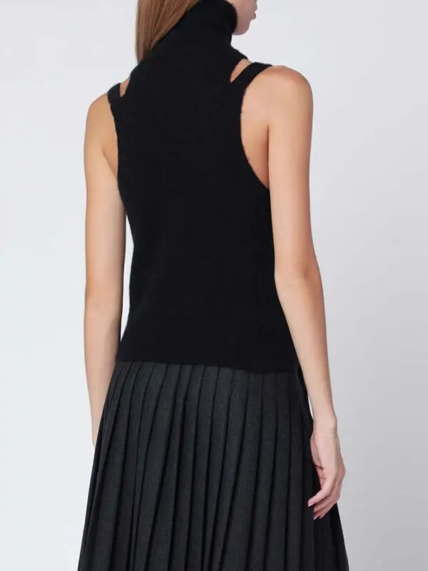 ROBERTO COLLINA Sleeveless Top - Black