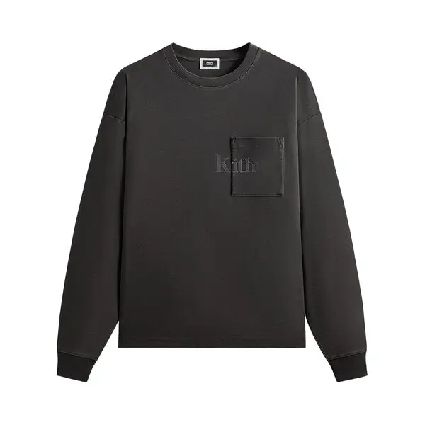 Kith Long Sleeve Quinn Tee - Black