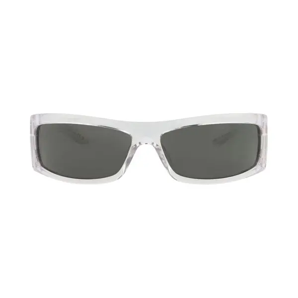 Gucci Shield-frame Injection Sunglasses - Grey
