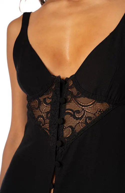 MAAJI Midnight Lace Inset Maxi Cover-up Dress