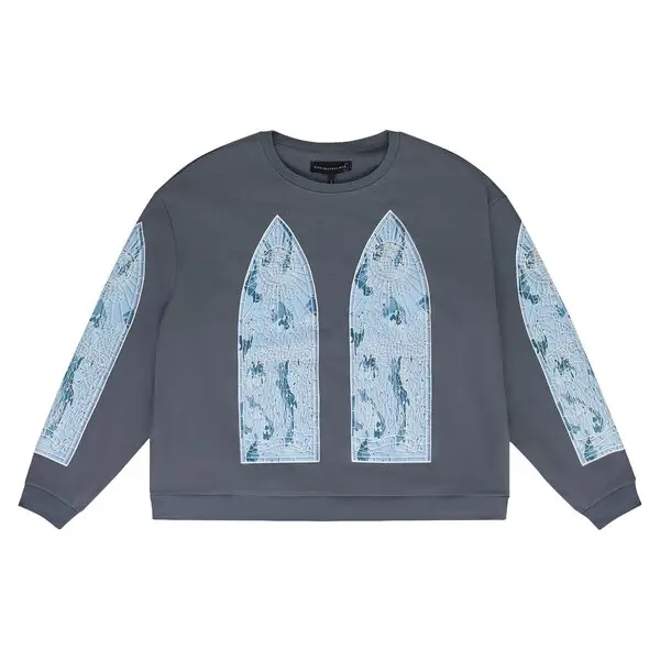 WHO DECIDES WAR Camo Glass Pullover Sweatshirt