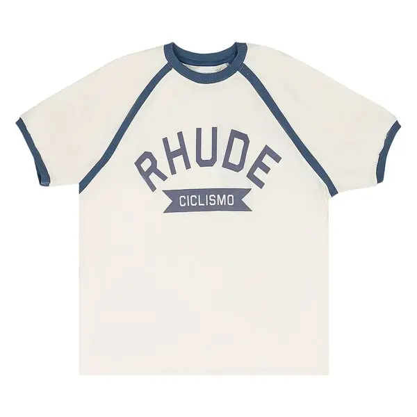 Rhude Cyclin Raglan T-shirt - White
