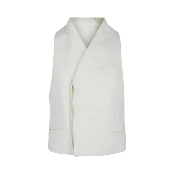 FERRAGAMO Sleeveless Surplice Vest