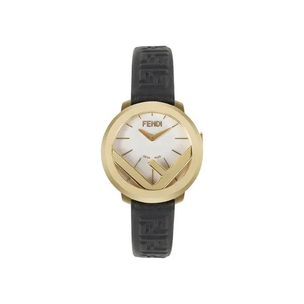 Fendi F Is Leather Watch