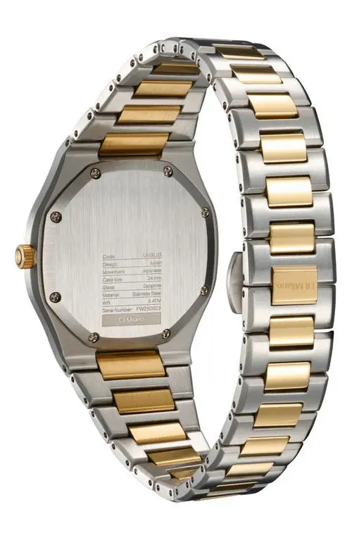 D1 MILANO Ultra Thin Bracelet Watch - Silver