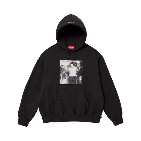Supreme X Antihero Hooded Sweatshirt - Black