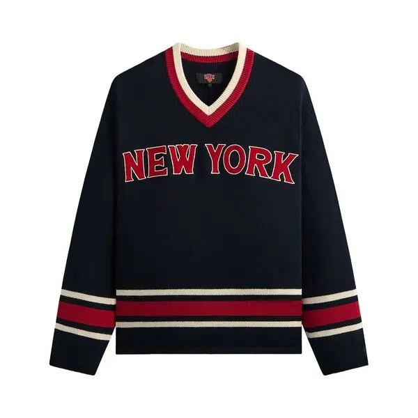 Kith For The New York Knicks Classic Beau Knit Sweater