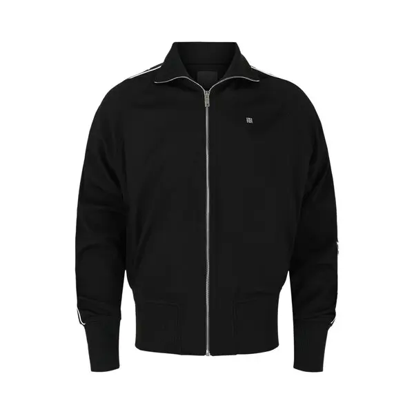 Givenchy Logo Tape Zipped Jacket