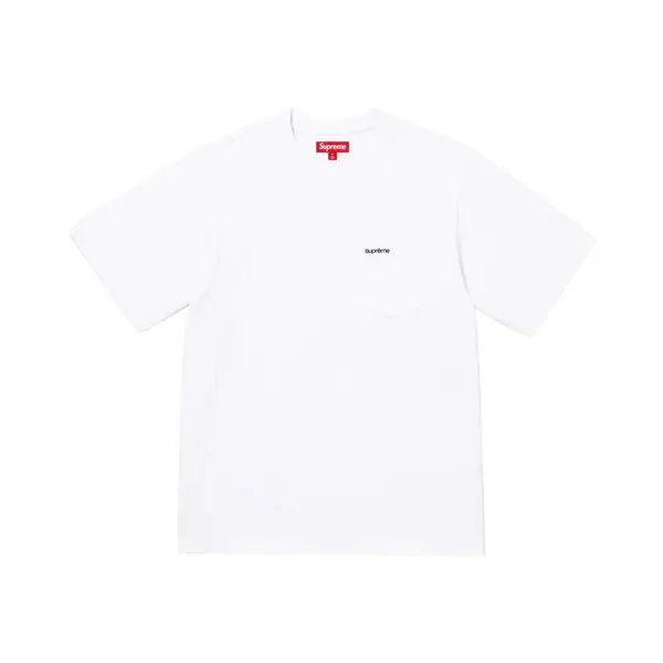 Supreme Short-sleeve Pocket Tee - White