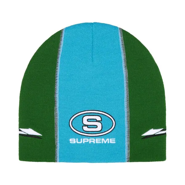 Supreme Racing Panel Beanie - Blue