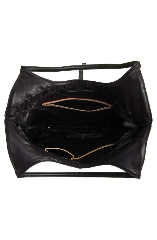 Mz Wallace Large Astor Quilted Nylon Tote - Black