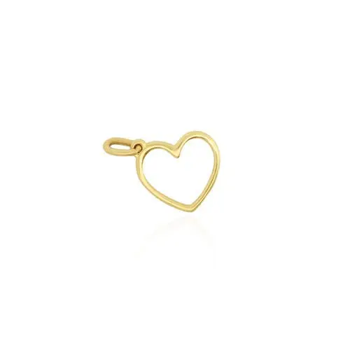 THE LOVERY FINE JEWELRY 14k Heart Charm - Yellow Gold