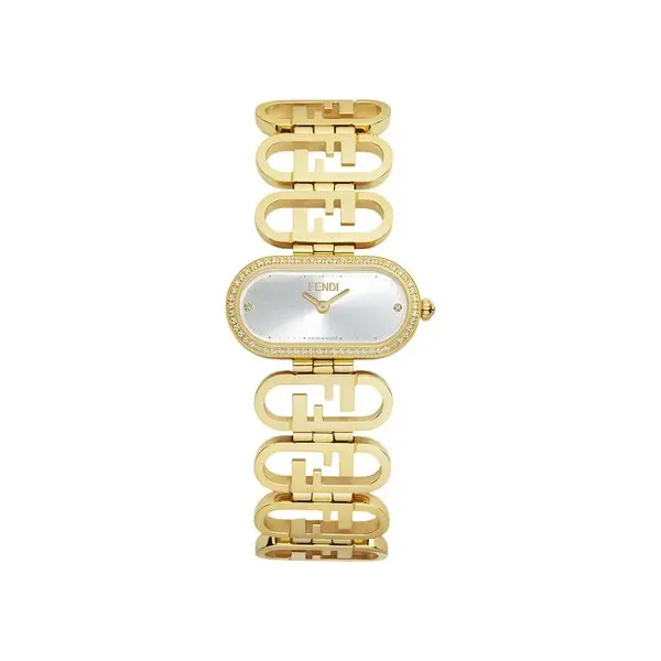 Fendi O'lock Diamond Watch - Gold