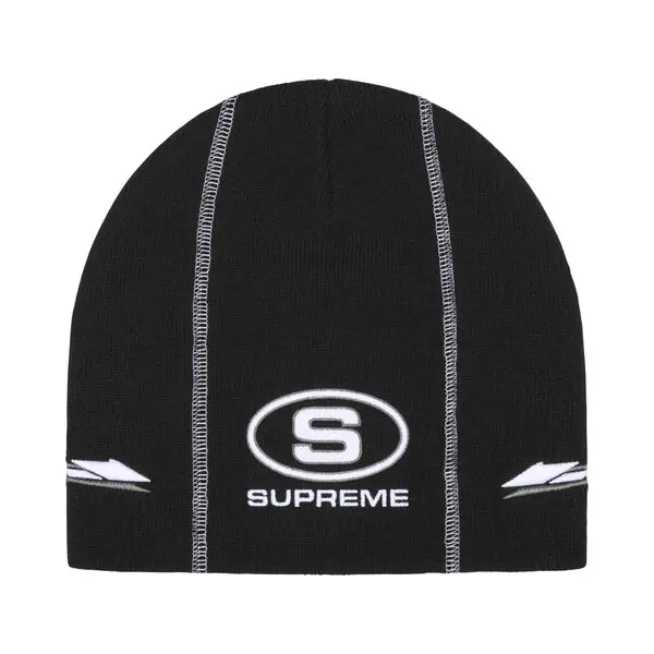 Supreme Racing Panel Beanie - Black