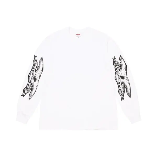 Supreme X Antihero Eagle Long-sleeve T-shirt - White
