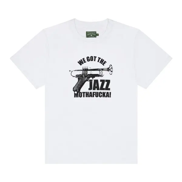 DENIM TEARS St. Albans Jazz Tee - White